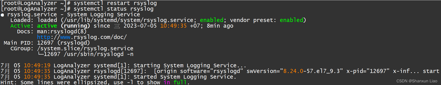 Install Configure LogAnalyzer with Rsyslog On CentOS 7_jpgraph error: 25001this php installation ...