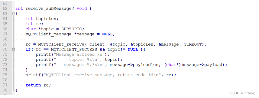 Linux环境下使用eclipse Paho C 实现（mqtt Client）同步模式发布和订阅messageeclipse Paho C Client Csdn博客
