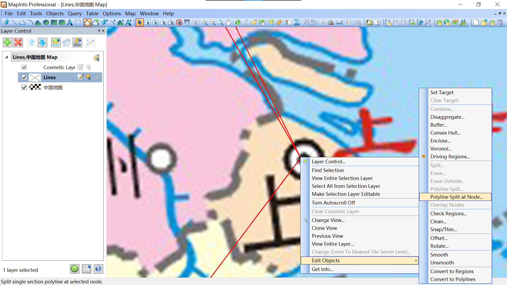 交通运输地理空间分析 - 第 4 节课：MapInfo 基础操作，地图元素的组合、分离，以及线对象的创建-CSDN博客