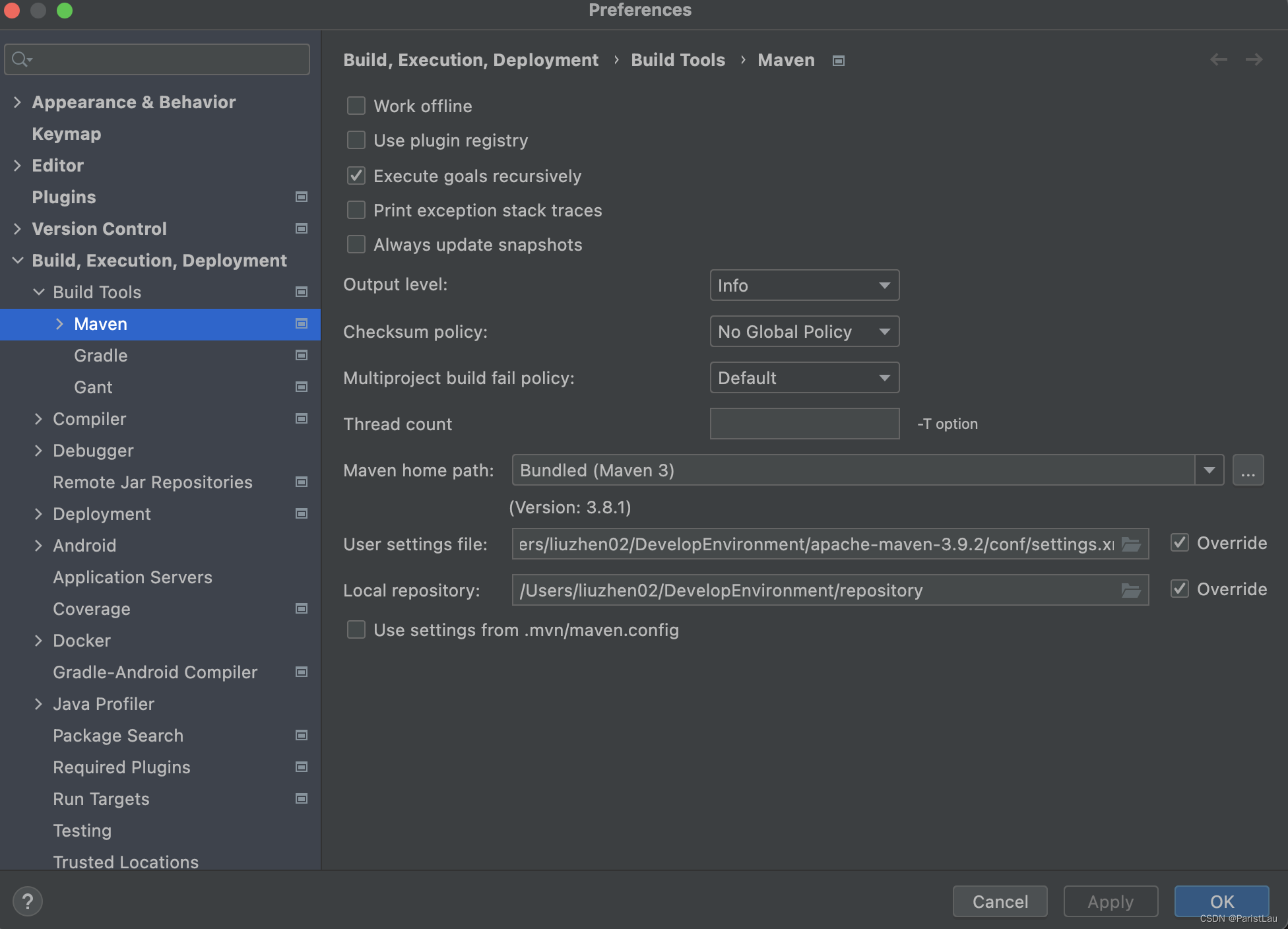 Mac Maven安装和配置_mac maven安装与配置-CSDN博客