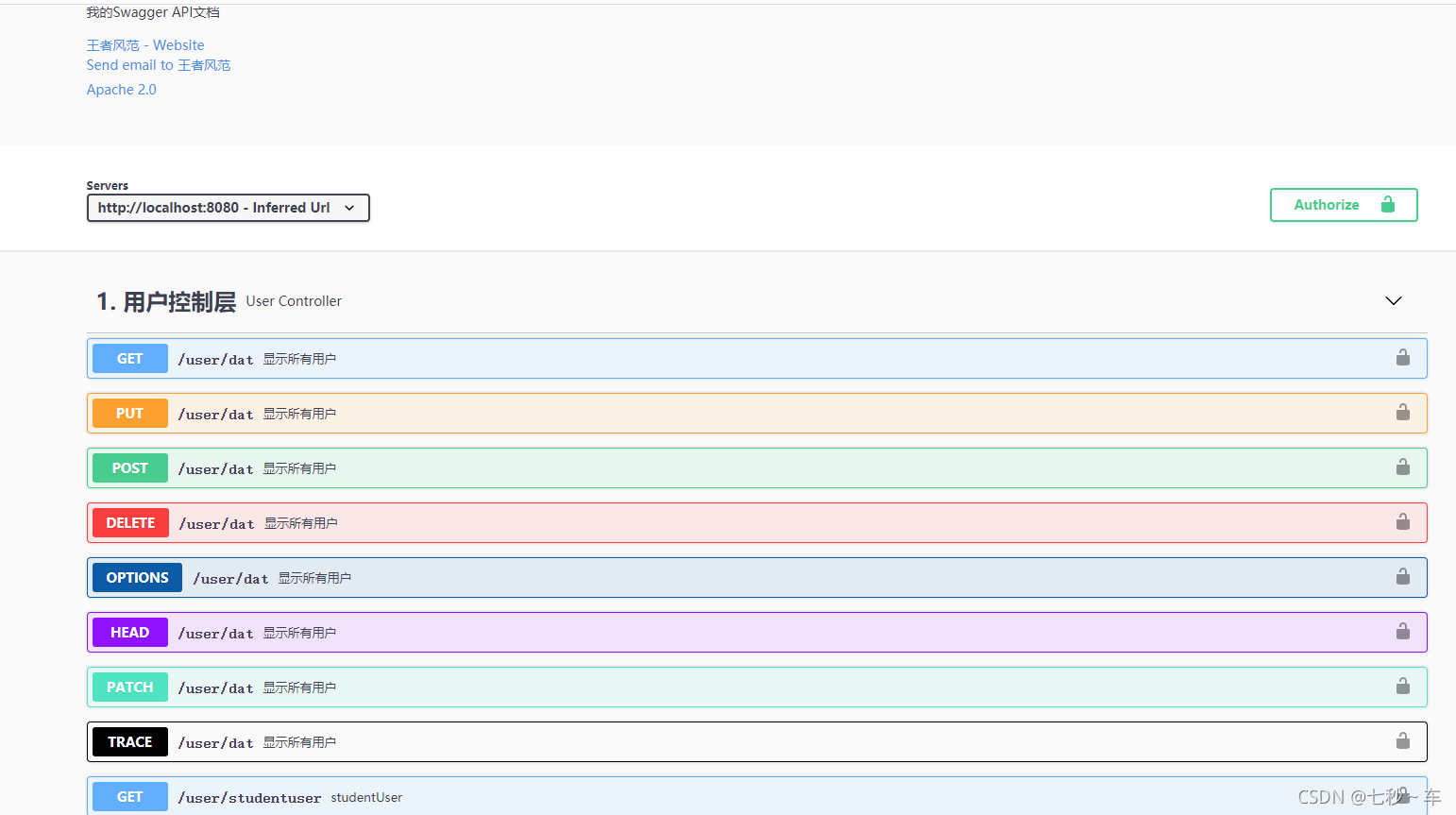 springboot两种接口文档生成工具（JApiDocs/Swagger）-CSDN博客