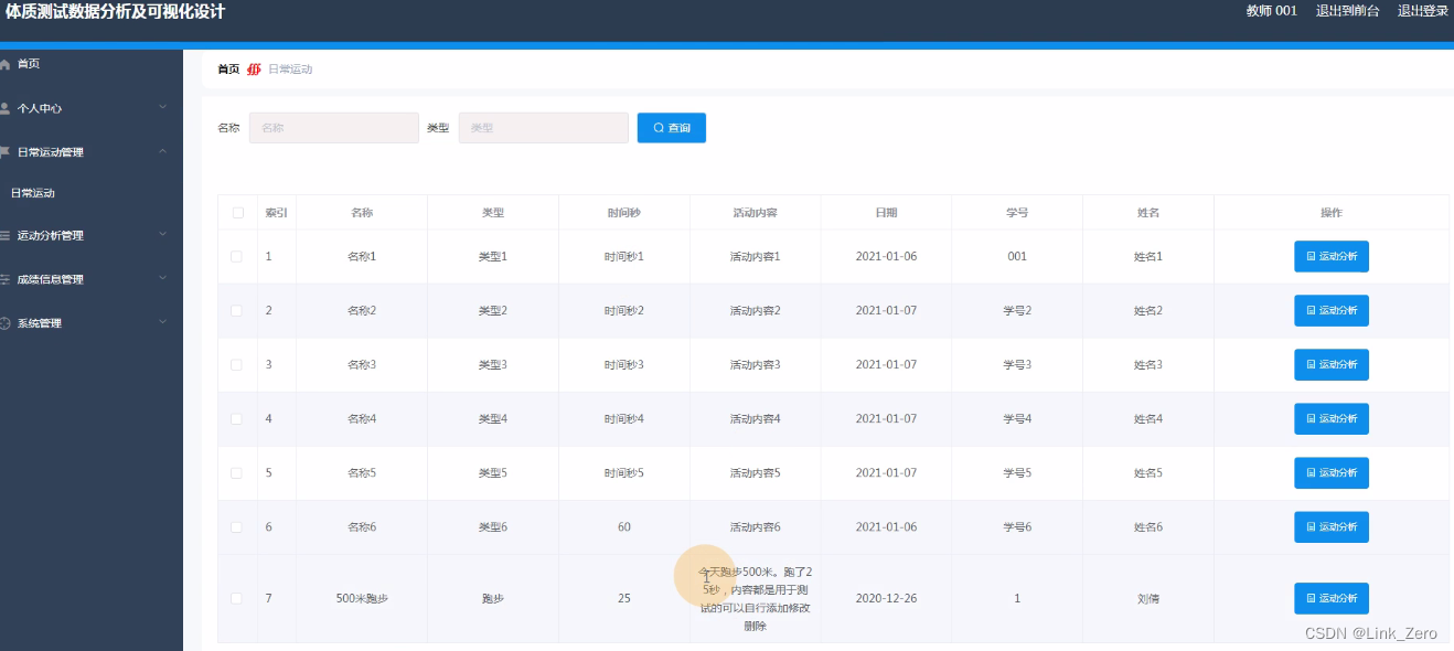 基于springboot＋vue的体质测试数据分析及可视化设计与实现毕设文档源码）基于spring Boot Vue的体质测试管理系统设计与实现 Csdn博客 4415