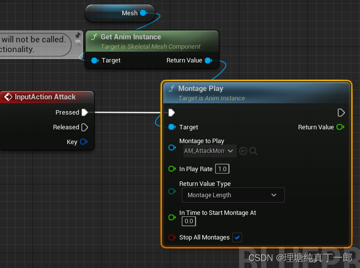 ARPG----C++学习记录05 Section12 动画蒙太奇，收拿剑，MetaSound，调整动画_fattachmenttransformrules-CSDN博客