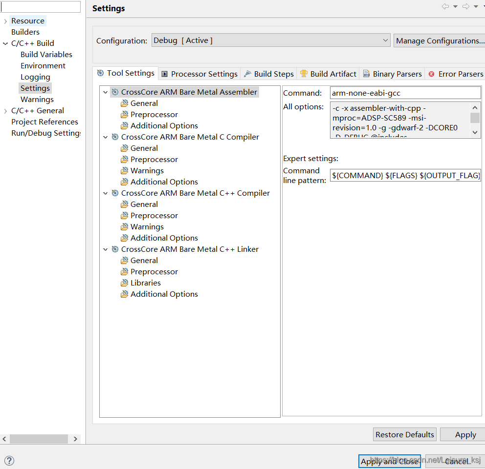 CrossCore Embedded Studio——Managing Build Configurations（五 ...