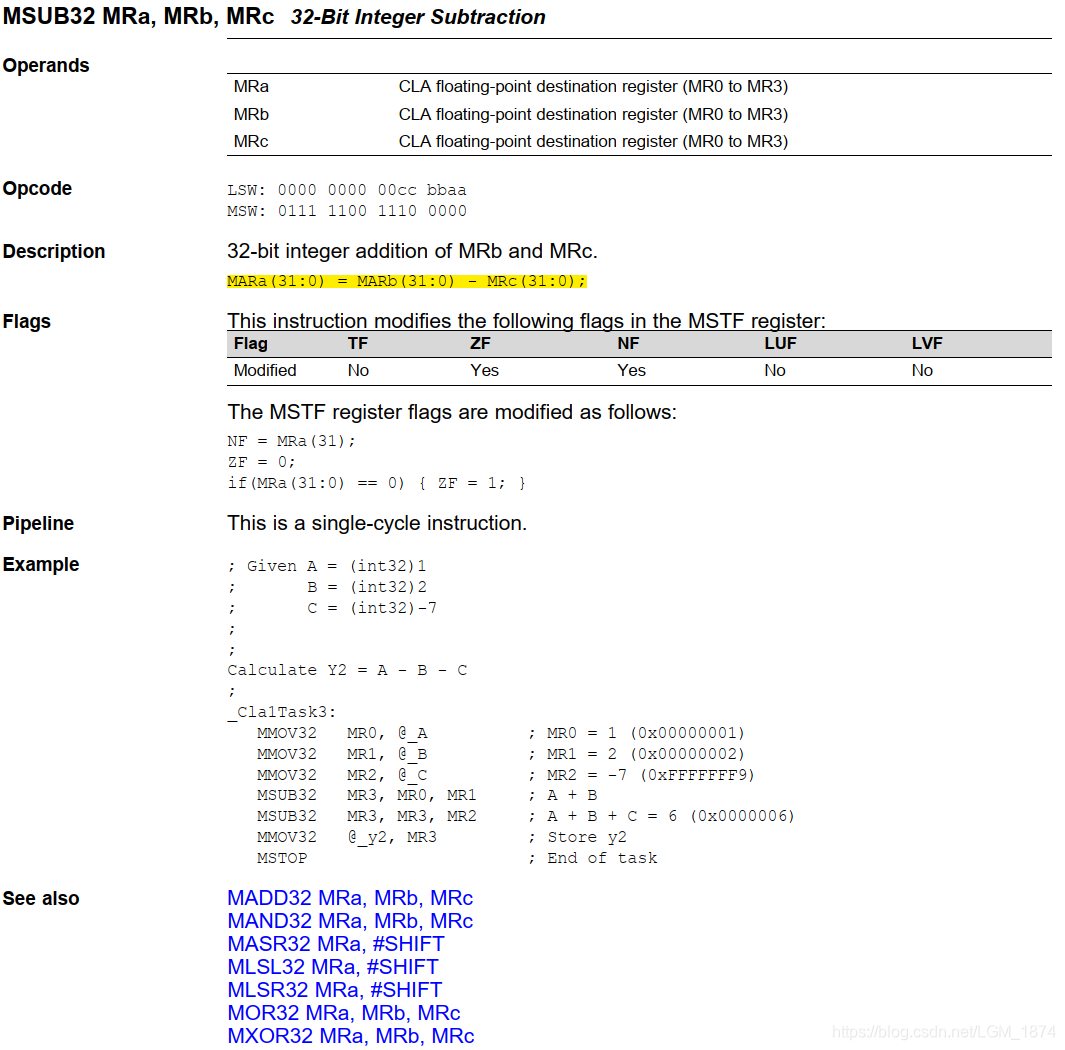 DSP TMS320F2803x CLA 指令_mmovxi-CSDN博客