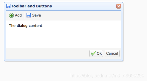 easyUI（Dialog组件）_easyui dialog-CSDN博客