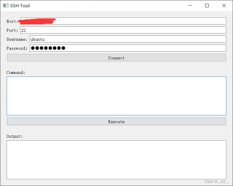 基于pyqt5的图形化界面开发——自制ssh工具pyqt Ssh Csdn博客