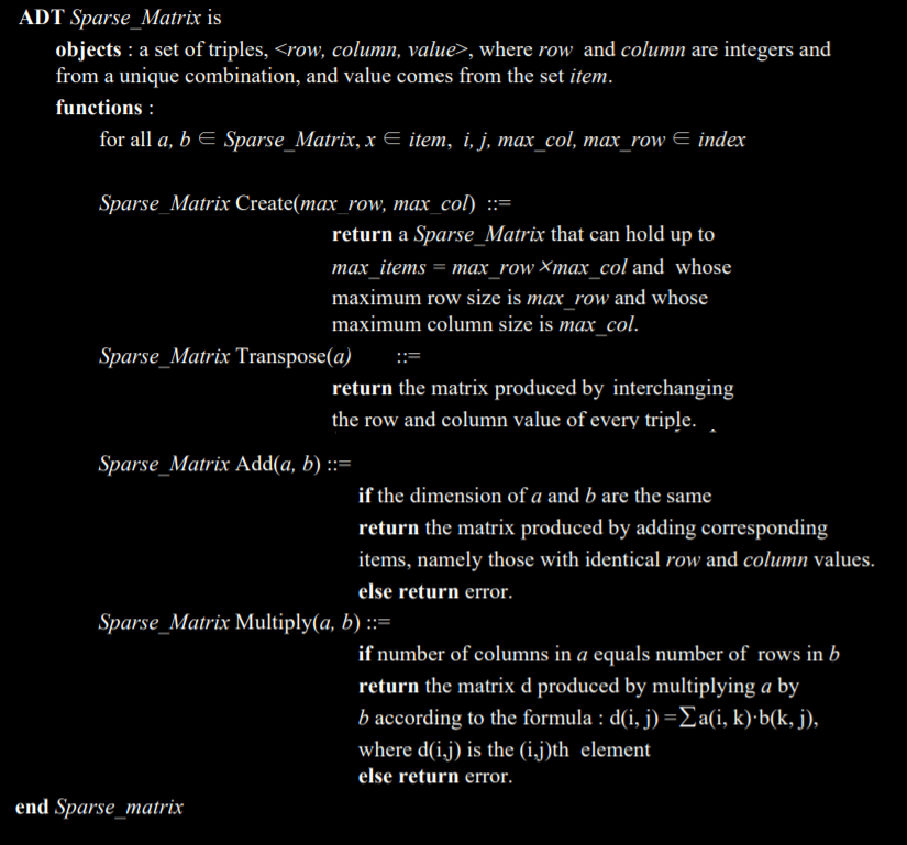 【数据结构原理】稀疏矩阵 The Sparse Matrix求两个行列数相等的稀疏矩阵之和的时间复杂度 Csdn博客