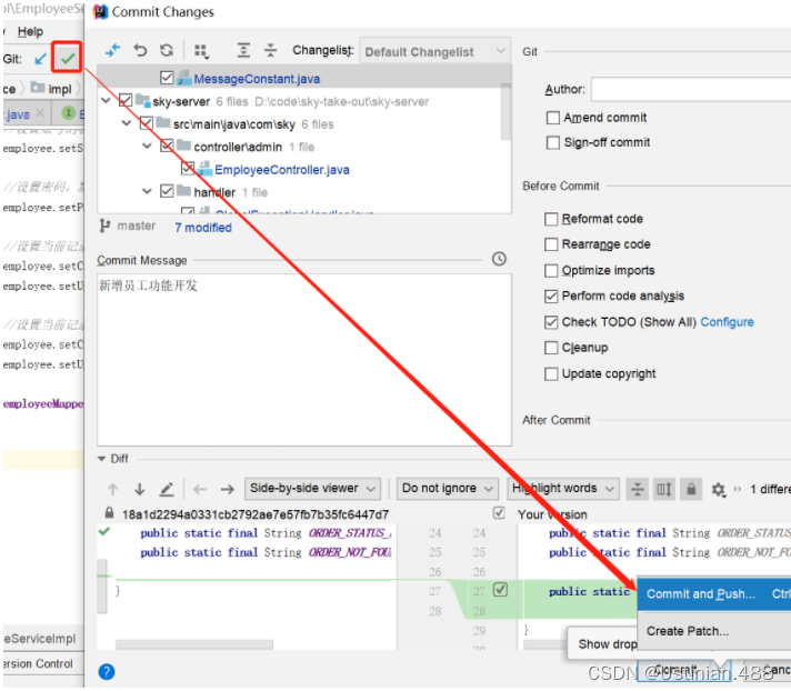 项目实战——苍穹外卖(Day2)_com.sky.entity.dish.setupdatetime(java.lang.long)-CSDN博客