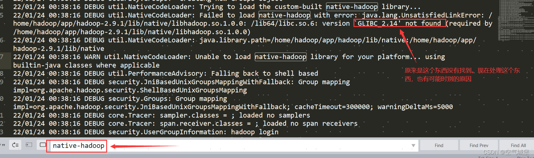 WARN util.NativeCodeLoader: Unable to load native-hadoop library for ...