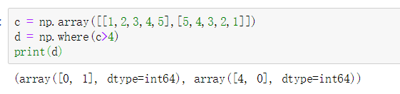 numpy.where()、numpy.nonzero()结构及用法||参数详解_numpy where nonzero-CSDN博客