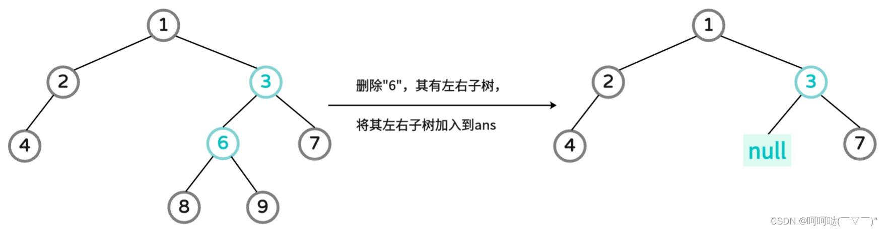 Lcr 047 二叉树剪枝 和 Leetcode 1110 删点成林 递归 图解 Csdn博客