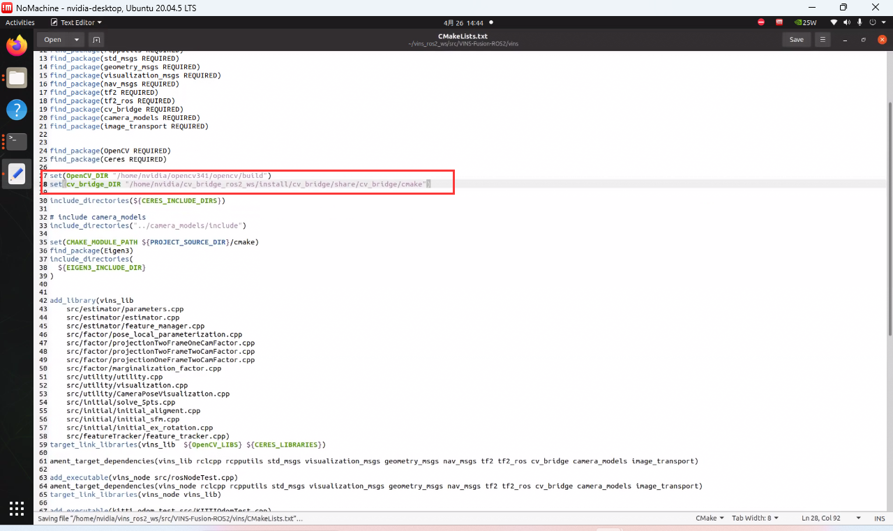 OrinNX部署运行ROS2版本的vinsfusiongpu步骤整理_vins-fusion ros2-CSDN博客