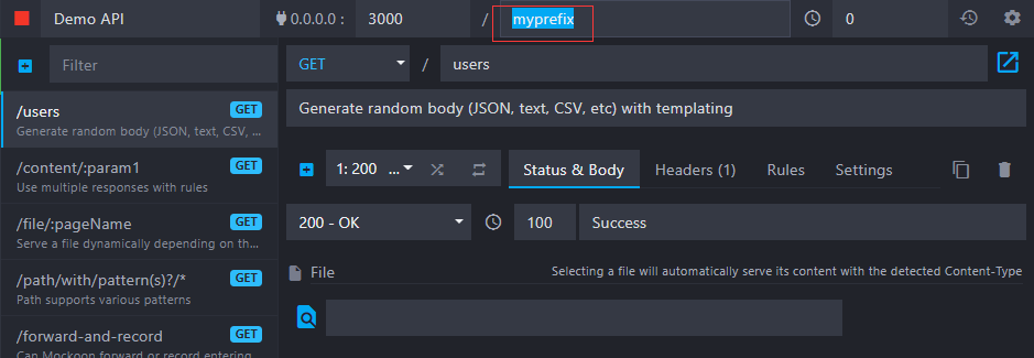 Mockoon接口模拟开发之——使用_mockoon rules-CSDN博客