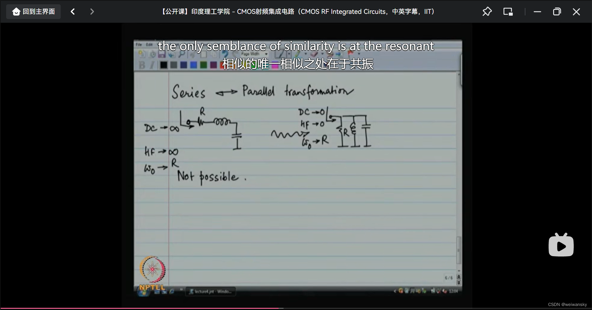 【公开课】印度理工学院 - CMOS射频集成电路（L4）课堂笔记_印度理工的公开课资料-CSDN博客