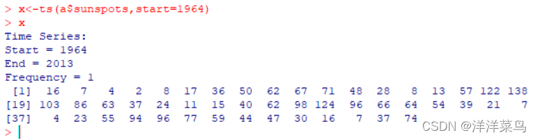 R中‘ts‘ object must have one or more observations_ts'对象至少必需有一个或多个观察量-CSDN博客