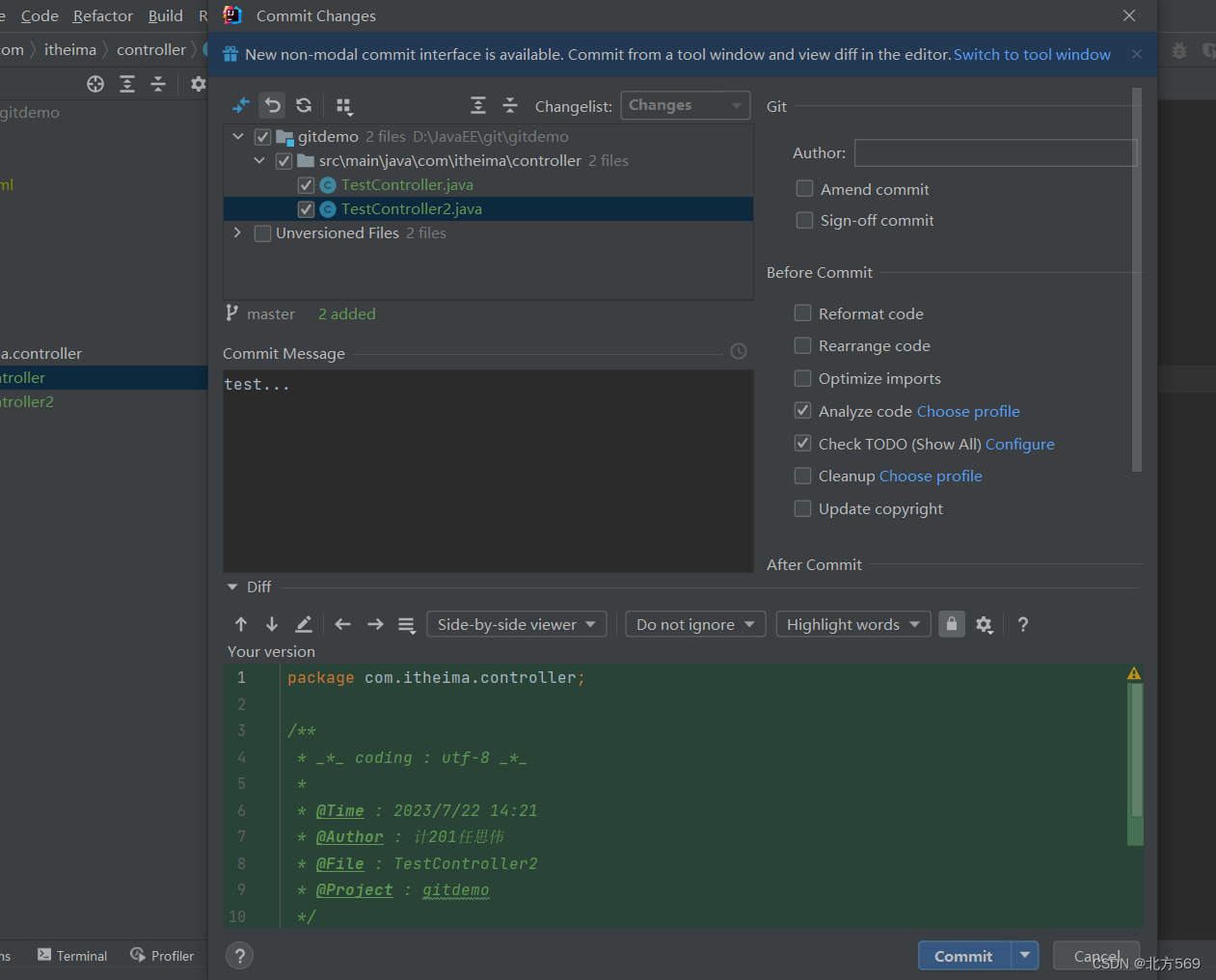 IDEA2022使用git：error：failed to push some refs to ‘https://gitee.com/bbqnorth/repo2.git‘_vs2022 ...