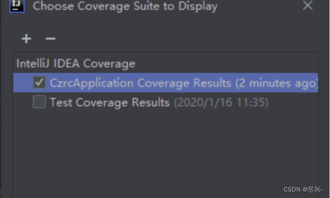IDEA 中关闭覆盖率提示_run application with coverage-CSDN博客