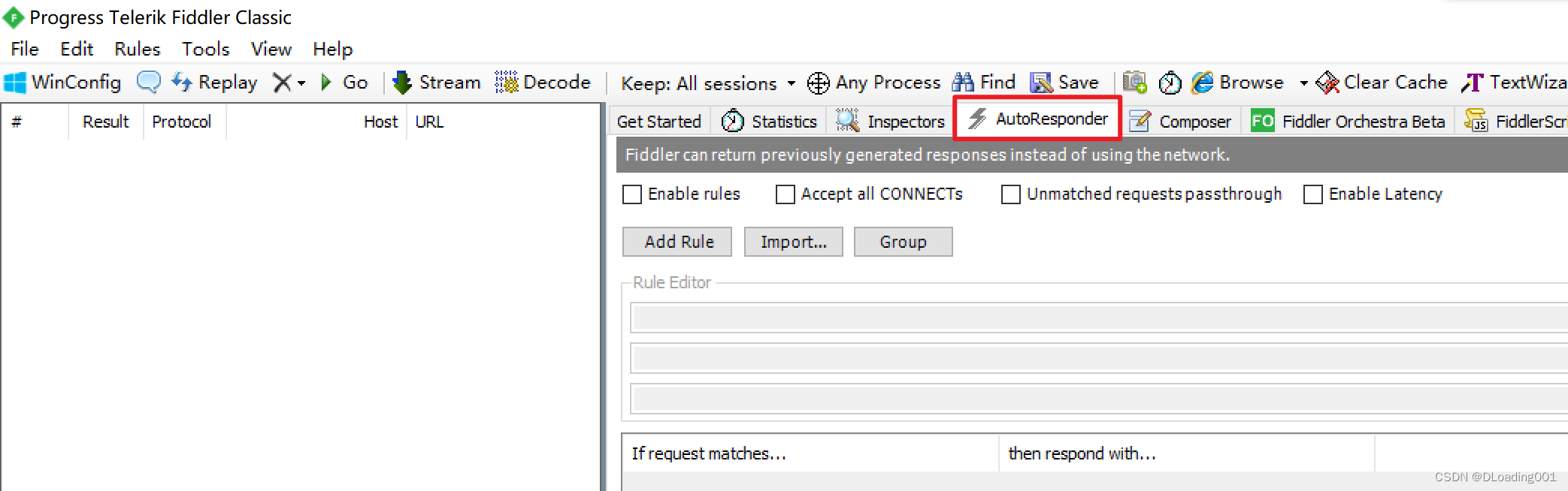 Fiddler中AutoResponder的简单使用_fiddler autoresponder-CSDN博客