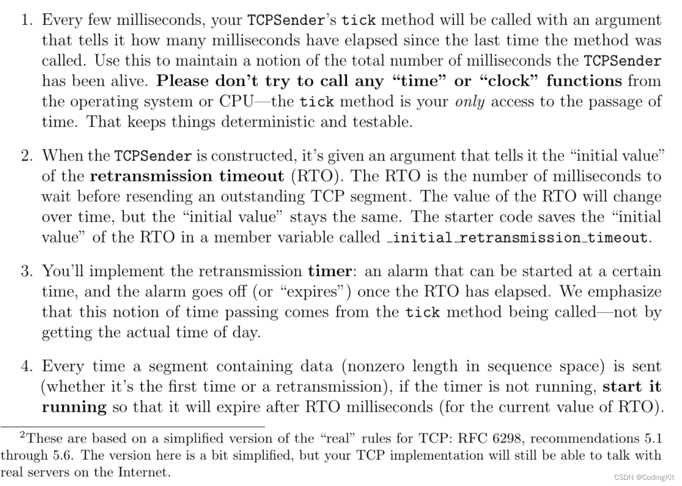CS144 Lab3 TCPSender复盘_lab4 the tcp receiver and the tcp sender-CSDN博客