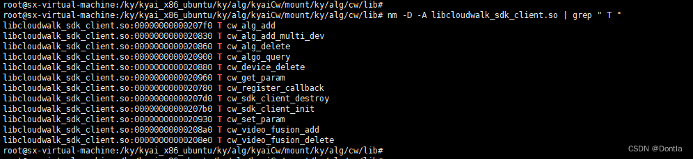 linux nm指令（nm命令），查看动态库函数（动态库中函数、查看库函数）（查看动态库中.so有哪些函数）（nm -D -A）-CSDN博客