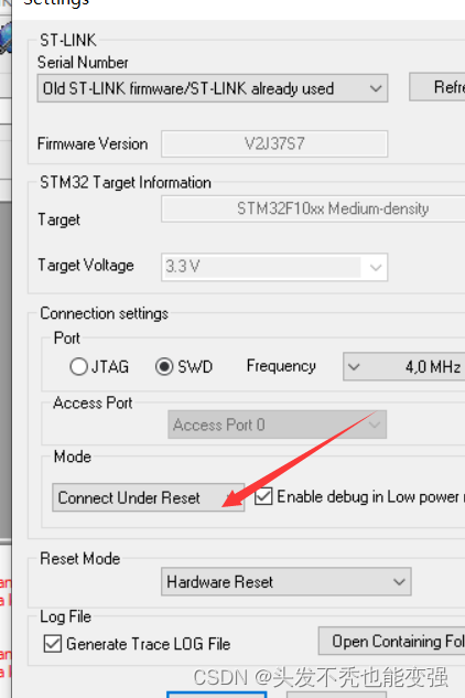STLINK CONNECTION ERROR 问题的解决-CSDN博客