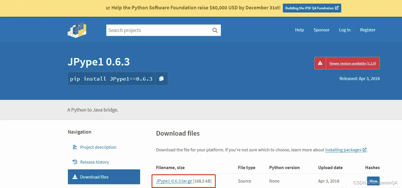 JPype入门篇 -- Python调用Java代码并执行“Hello World”_jpype文档-CSDN博客