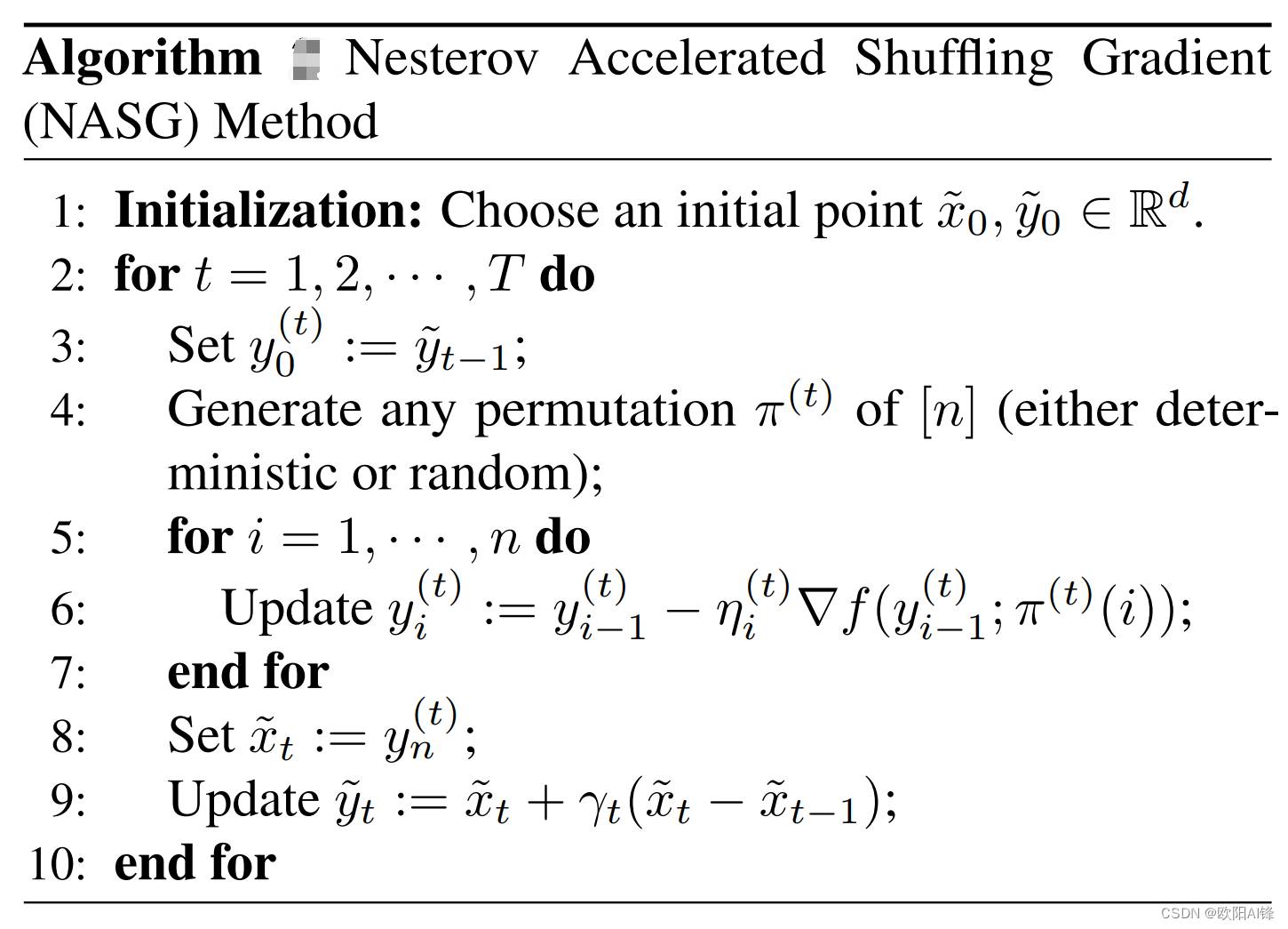 凸优化方法之NASG: Nesterov Accelerated Shuffling Gradient_凸优化 nesterov-CSDN博客