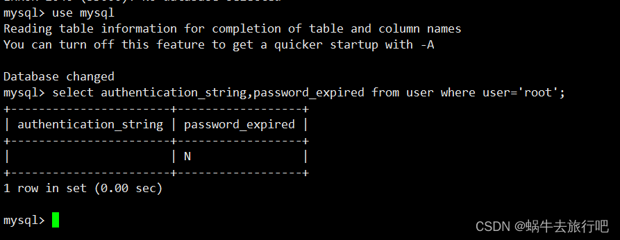 mysql从库处理报错You must reset your password using ALTER USER statement before executing this ...