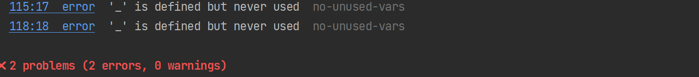 vue：error ‘xxx‘ is defined but never used no-unused-vars-CSDN博客