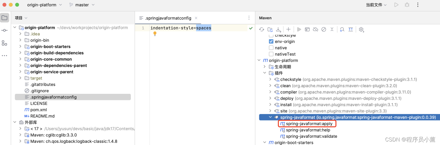 Maven-Java代码格式化插件spring-javaformat_.springjavaformatconfig-CSDN博客