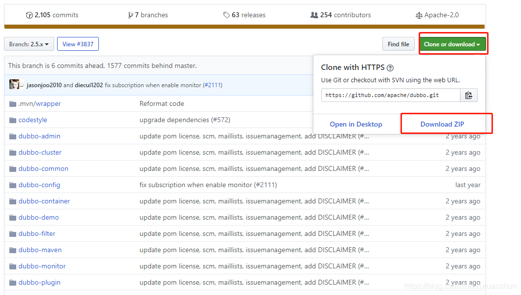 dubbo不同版本的源码下载，以及dubbo-admin等包的下载问题_dubbo源码下载-CSDN博客