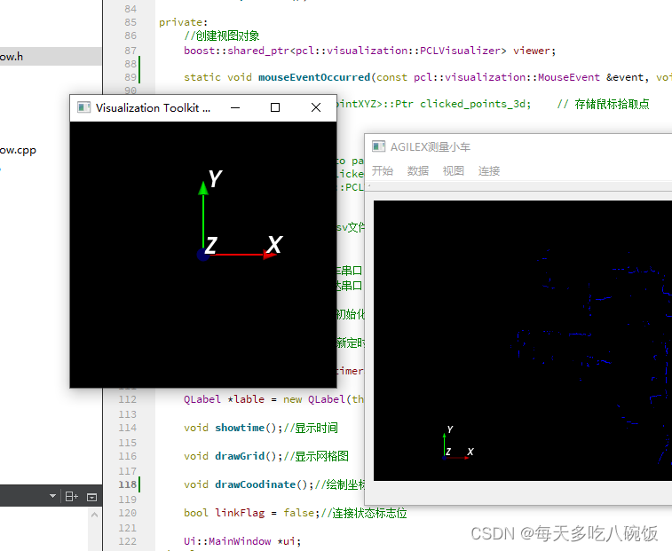 【pcl学习记录】QVtkWidget中添加左下角坐标轴_viewer->setupinteractor-CSDN博客