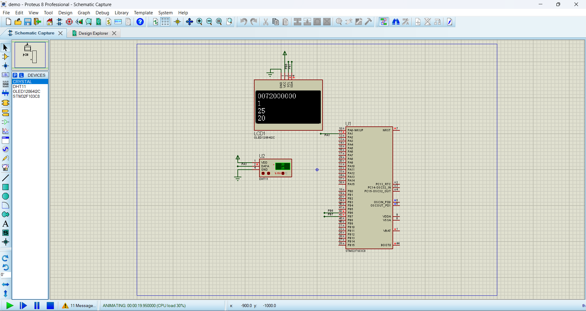 【Proteus】STM32 MCU 驱动 DHT11_stm32 dht11 proteus-CSDN博客