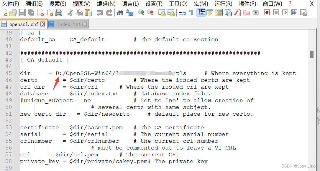 Windows openssl自建CA并分发证书(ECC)_openssl ca-CSDN博客