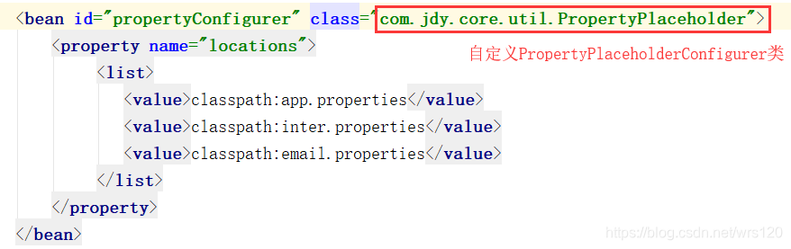 PropertyPlaceholderConfigurer读取属性文件使用详解_propoertiesconfigholder-CSDN博客