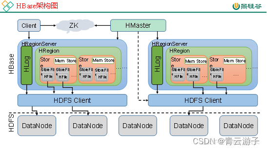 HBase架构解析：HMaster与RegionServer的角色与Zookeeper在高可用中的作用-CSDN博客