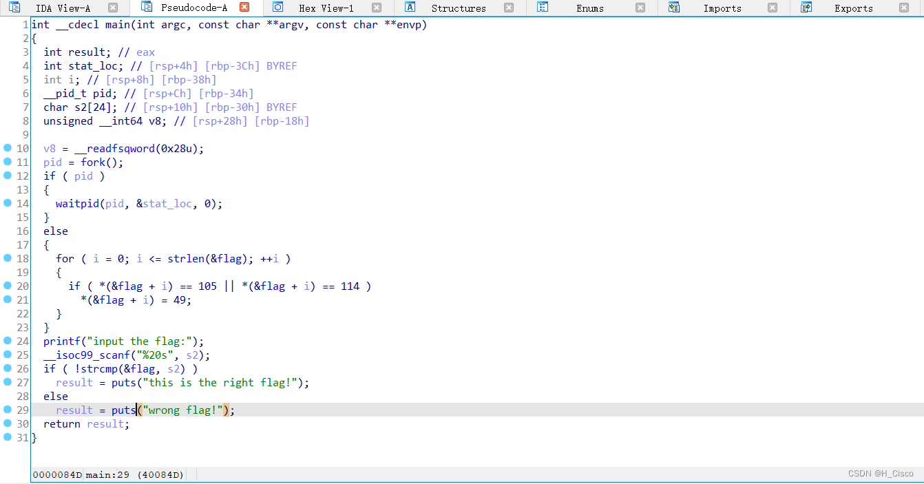 CTF_BUUCTF_Reverse解题_03reverse2-CSDN博客