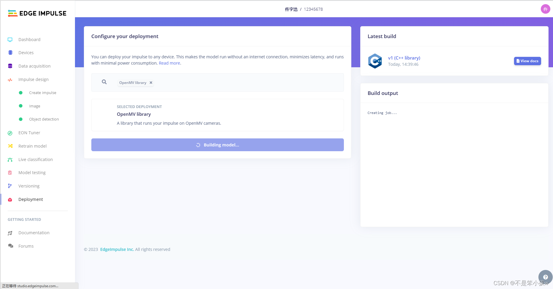 OpenMV+EDGE Impulse训练神经网络目标检测数字_edgeimpulse神经网络-CSDN博客