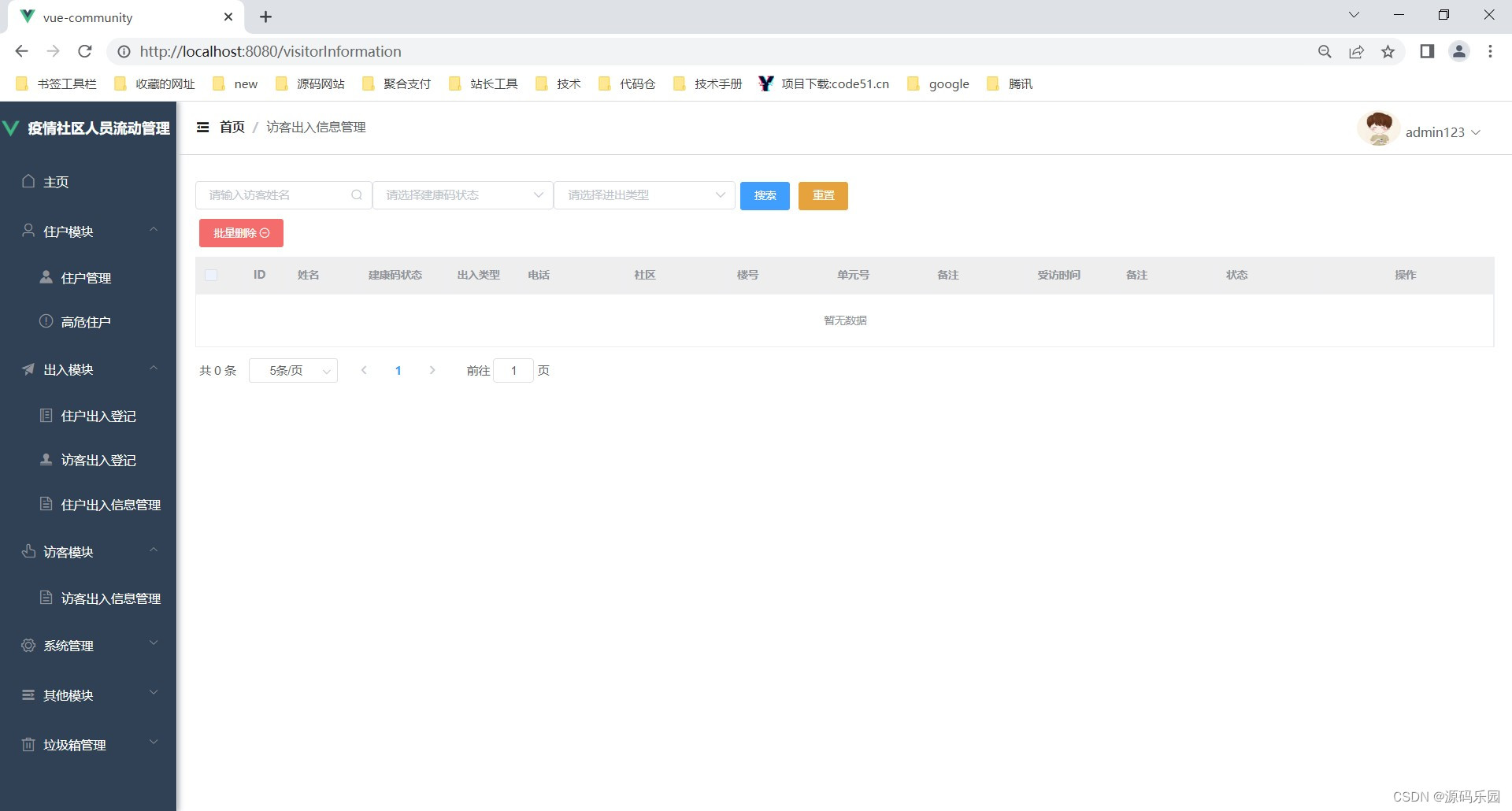 基于SSM+SpringBoot+MySQL+Element+Vue前后端分离的疫情社区人员流动管理系统-CSDN博客