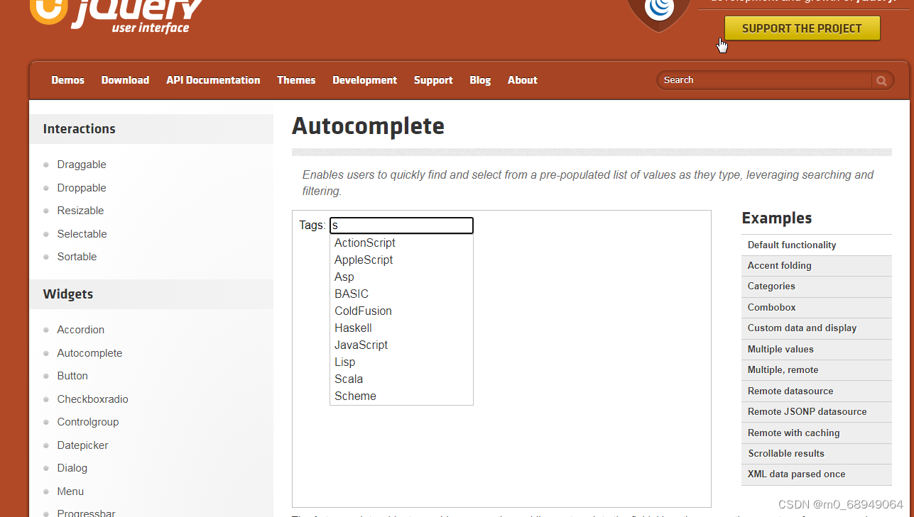 jQuery-UI Autocomplete Ajax（输入框自动补全）_jquery autocomplete ajax-CSDN博客