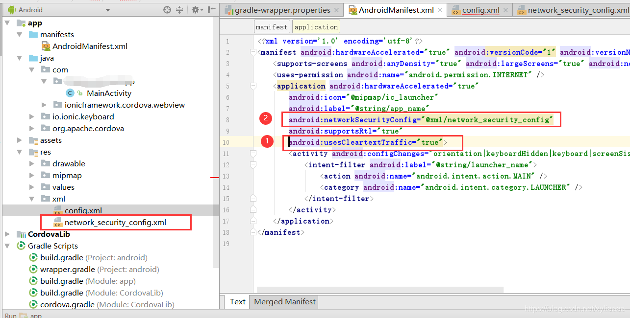 Cleartext HTTP traffic not permitted_network-security-config设置域名白名单-CSDN博客