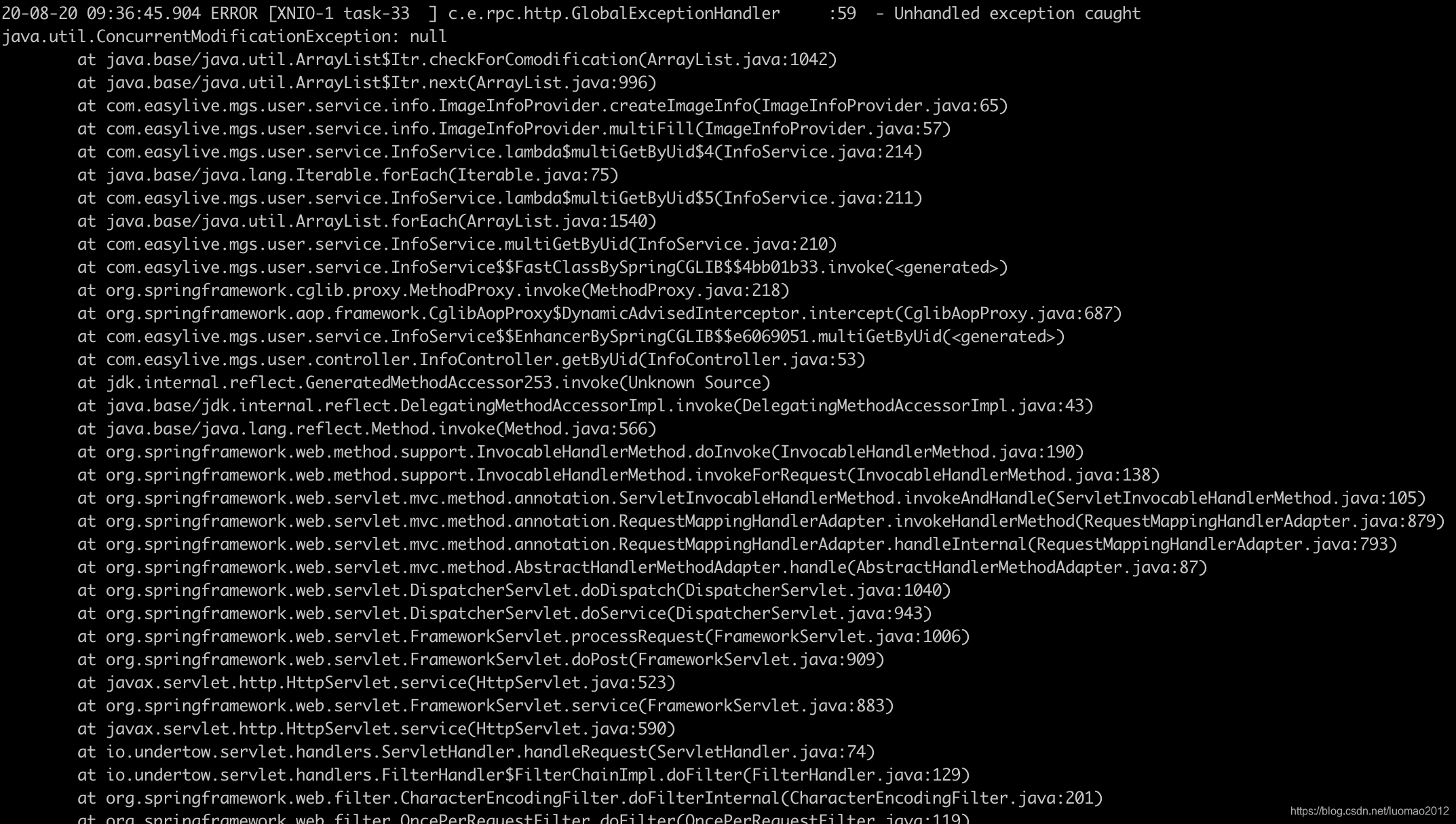 【JAVA开发日常问题】三、多线程遍历集合报错java.util.ConcurrentModificationException: null ...