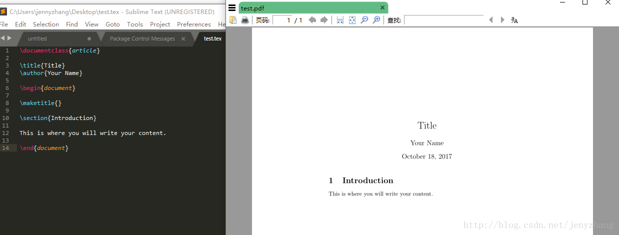 TexLive + （Sublime Text + laTeXTools + Sumatra PDF）或（TexStudio）进行Latex的使用教程_textlive2017镜像-CSDN博客