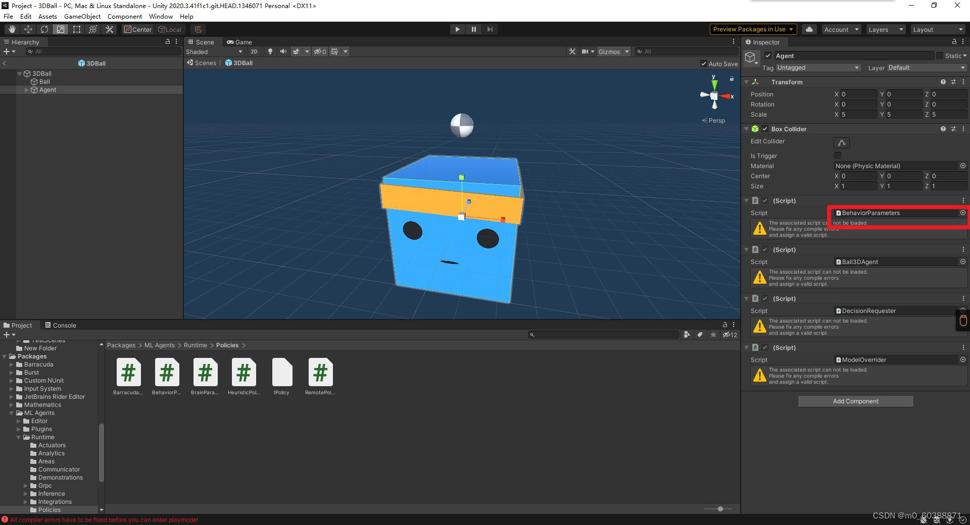 关于最新版本的unity-ml-agents配置_unity ml-CSDN博客