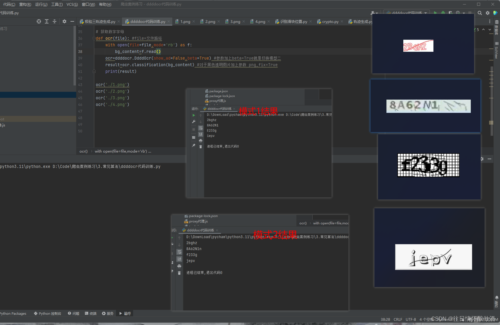DDDDOCR处理简单验证码-CSDN博客