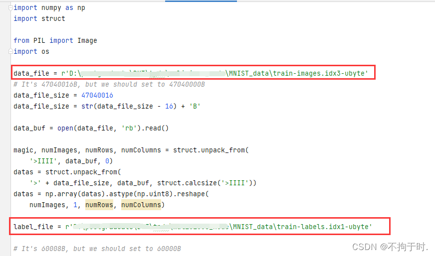 MNIST数据集下载+idx3-ubyte解析【超详细+上手简单】-CSDN博客