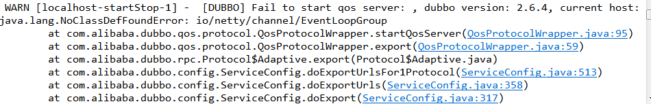 11.26 [Dubbo] 解决dubbo启动的时候报错_[dubbo] fail to start qos server-CSDN博客