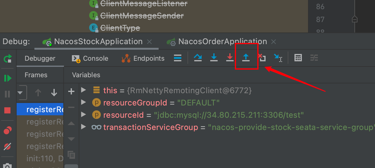 调式源码解决 seata 报错 can not get cluster name 问题_can not get cluster name in registry config 'servi ...